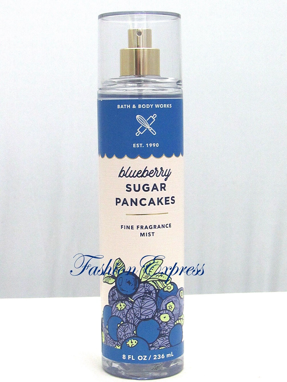 BATH & BODY WORKS BLUEBERRY SUGAR PANCAKES FRAGRANCE BODY MIST SPRAY 8 ...
