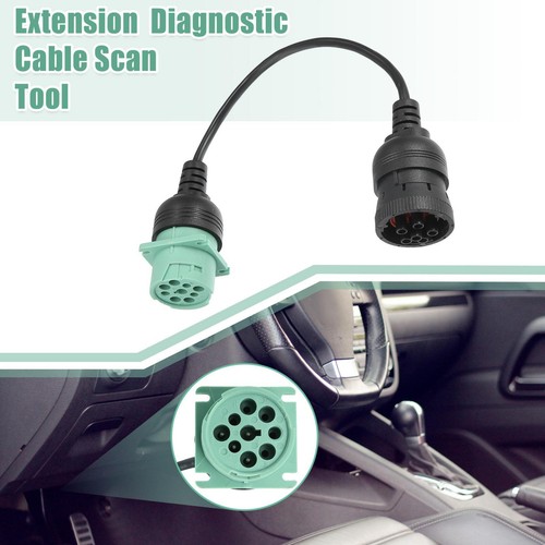 J1708 to J1939 6Pin to 9Pin ELD Cable Type2 Extension Diagnostic Cable ...