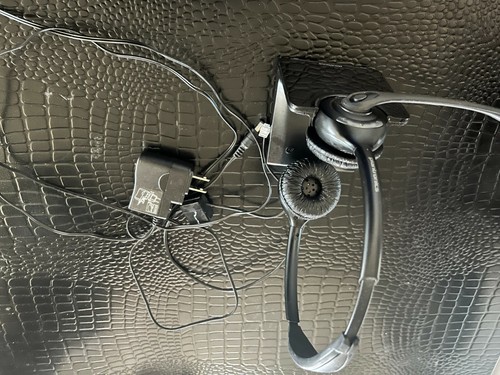 Plantronics PL-CS520 Binaural Wireless Headset System, Black/Silver | eBay