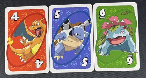 Charizard & Blastoise & Venasaur #4-6 Pokemon JPN UNO Mattel 3 Set ...