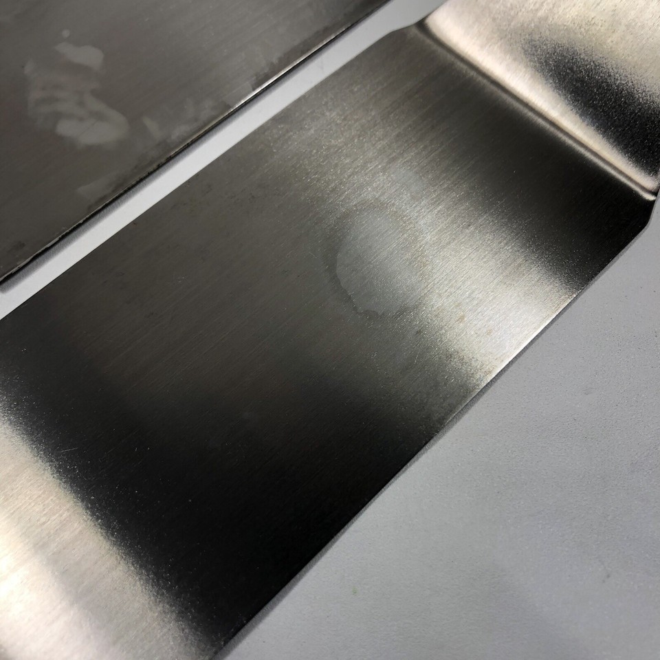 American Metalcraft Spatulas-2 Stainless Steel Plastic Handle 6x3 Inch ...