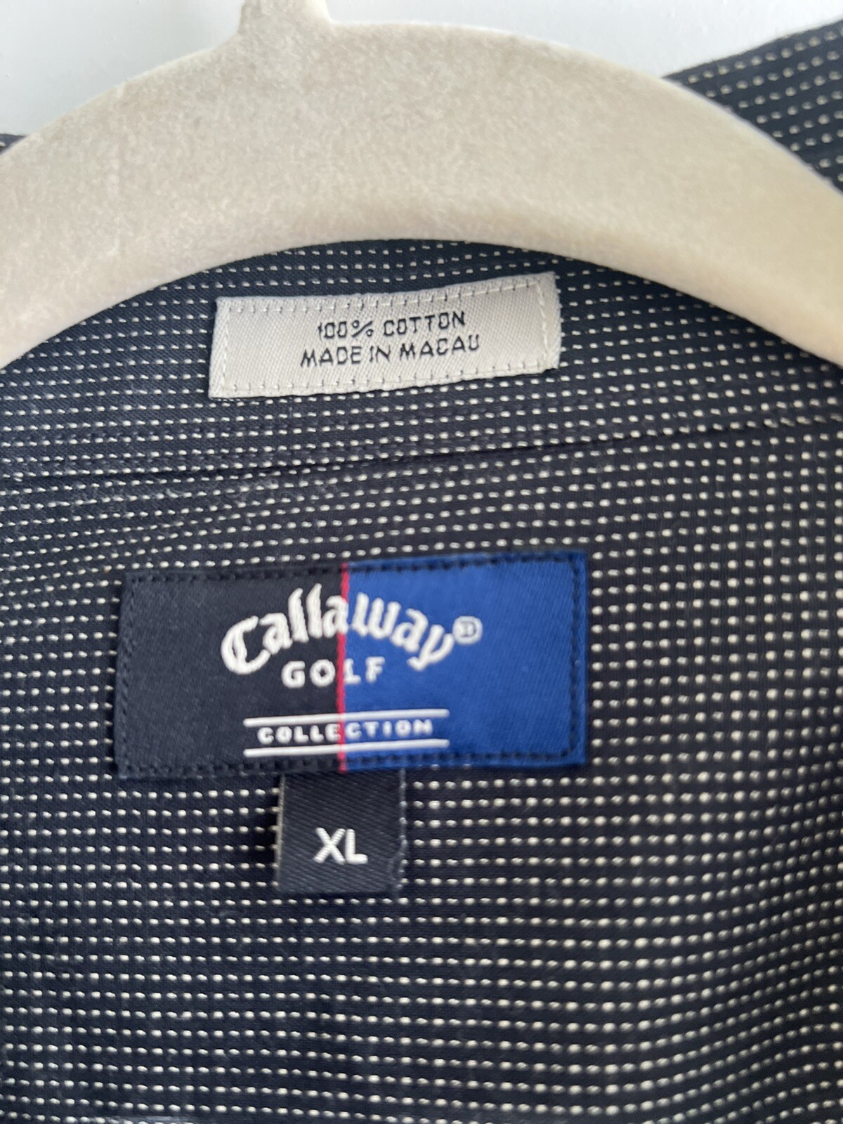 Callaway Golf Collection 100% Cotton Black Shirt XL EUC Long Sleeve | eBay