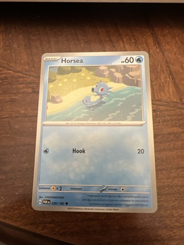 POKEMON Trading Card Horsea basic hp60 030/182 2023 | eBay