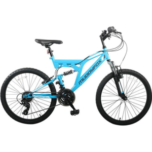 24" INCH MUDDYFOX RECOIL BOYS KIDS MOUNTAIN BIKE DUAL SUSPENSION - BLUE ...
