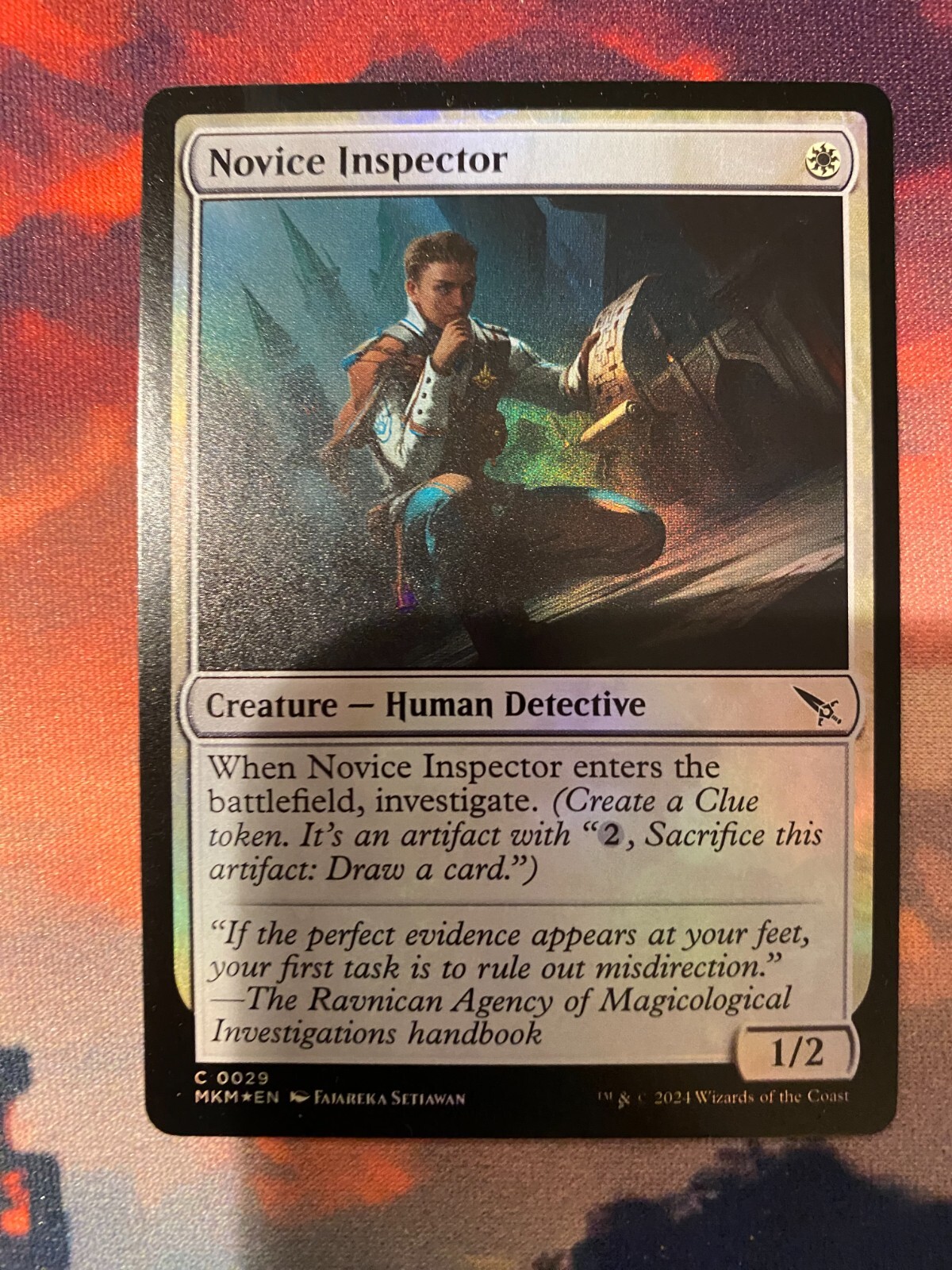 MTG Murders at Karlov Manor Novice Inspector Foil | eBay