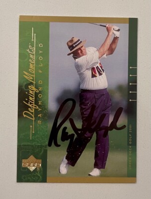 Raymond Floyd AUTOGRAPHED 2001 UPPER DECK GOLF CARD SIGNED | eBay