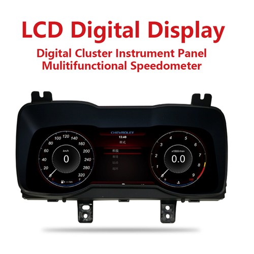 LCD Digital Instrument Cluster Speedometer Fits For Chevrolet Camaro ...