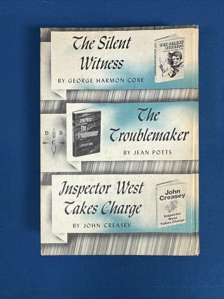 Detective Book Club Lot of 6 Vintage Antique 1961 To 1981 HARD COVER VG ...