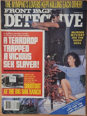 Front Page Detective September 1986 True Police Cases Pulp Crime ...