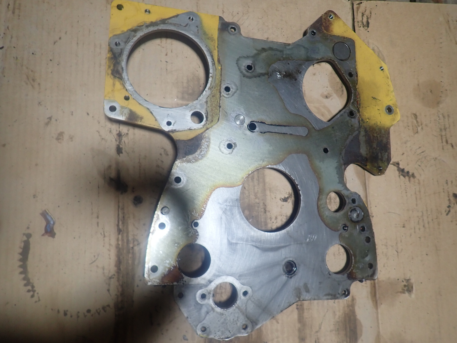 John Deere 4045 HT073 Diesel Engine Front Plate R504576 Dozer 550K 450J ...