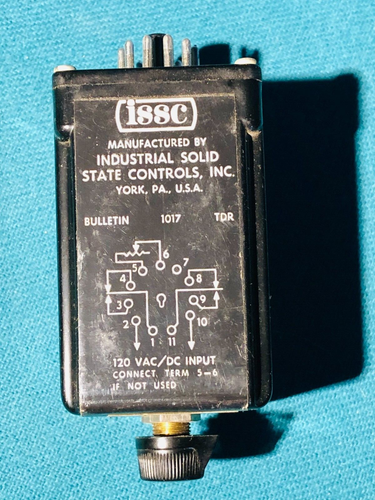 Time Delay ON relay, 120VAC, yes or no external resistor, DPDT, 11-pin ...