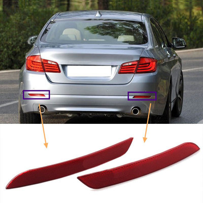Rear Bumper Reflective Marker Lamp Light Reflector For BMW 5 series F10 ...