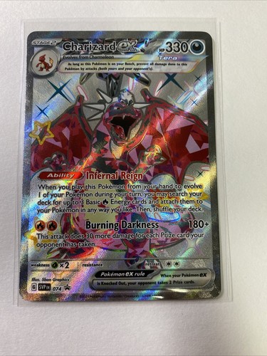 Charizard ex 074 Black Star Promo Full Art Pokemon TCG Card NM | eBay