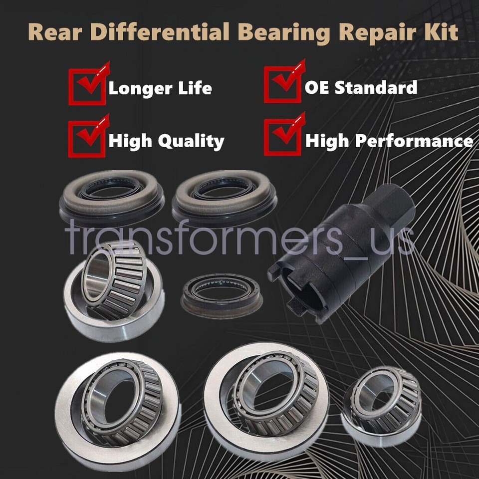 Rear Differential Bearing Repair Kit+Removal Tool For Cadillac ATS CTS ...
