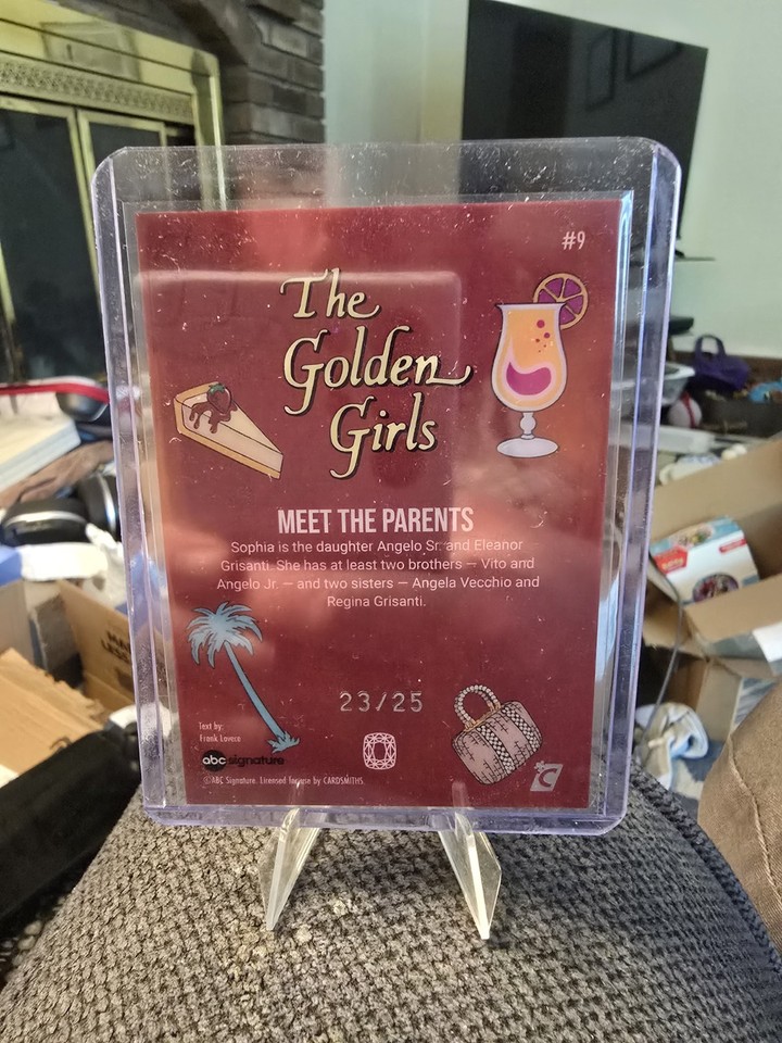 Cardsmiths The Golden Girls - Meet The Parents [RUBY 23/25] #9 | eBay