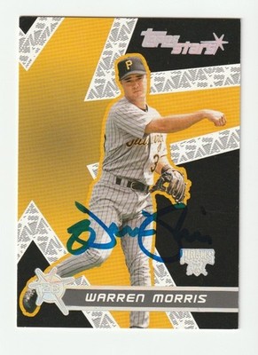 Warren Morris Signed 2001 Topps Stars Card Auto Pittsburgh Pirates ...
