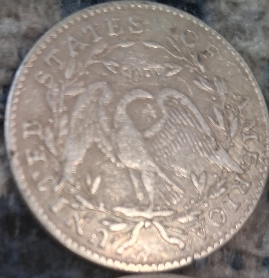 3 Types 1795 Flowing Hair 1885 Trade Dollar 1878 Morgan Silver Dollar ...