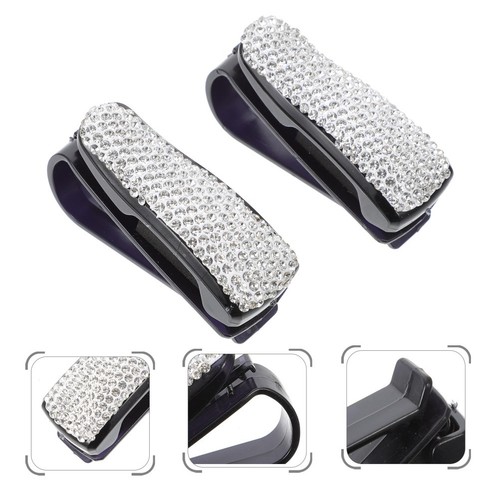 2pcs Car Eyeglasses Creative Clip Vehicle Glasses Clips Automobile ...