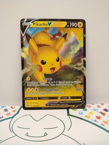 Pikachu V 043/185 Vivid Voltage Pokemon Card COMBINED SHIP A | eBay