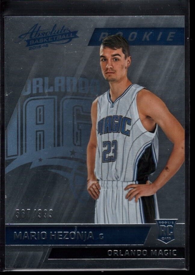 MARIO HEZONJA MAGIC 567/999 MINT FOIL ROOKIE CARD RC SP 2015-16 ...