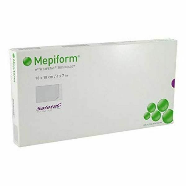 Molnlycke Mepiform 4x7 inch Self-Adherent Silicone Dressing (5 Piece ...