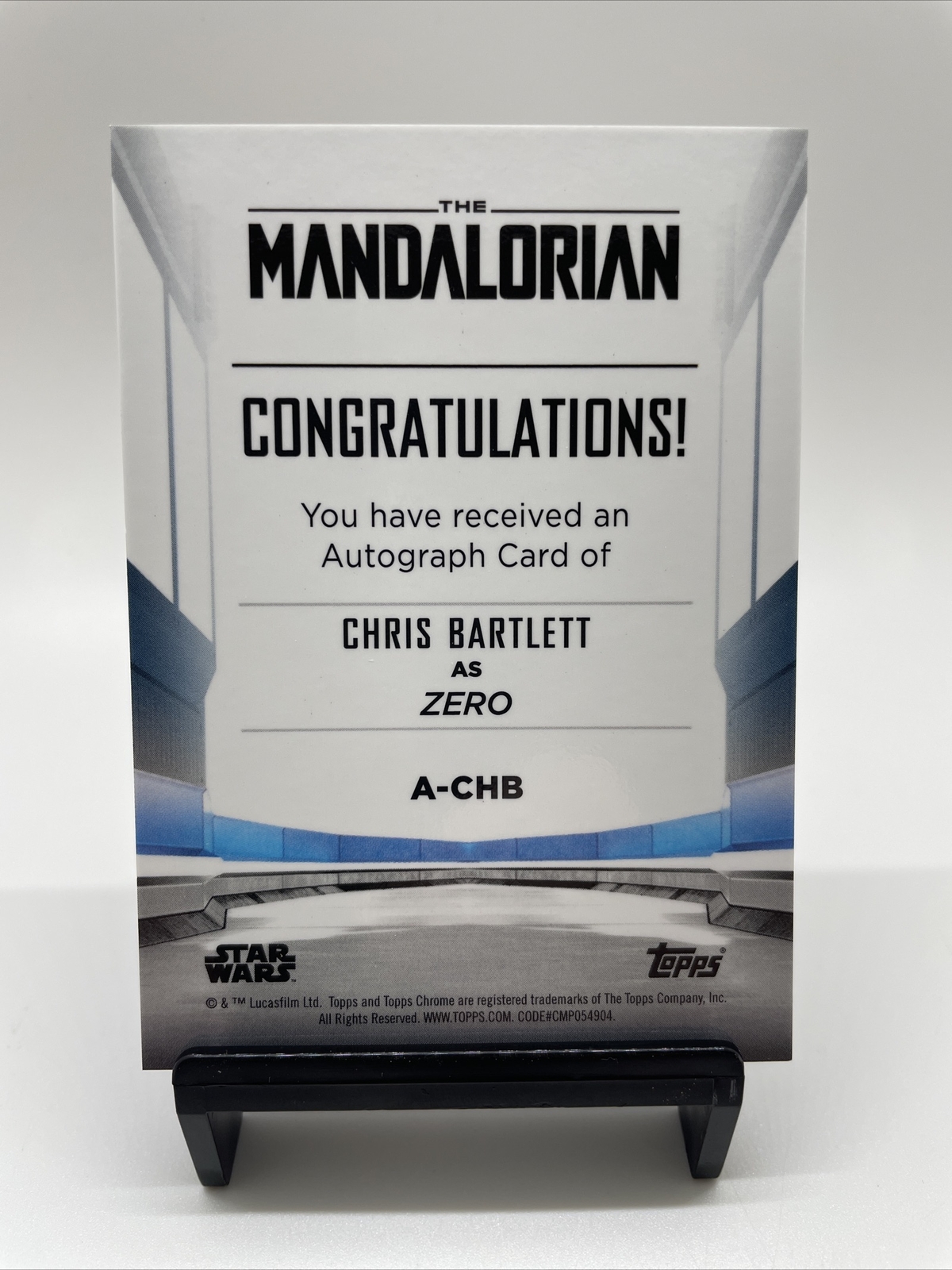 Star Wars The Mandalorian Chrome Beskar A-CHB Chris Bartlett Zero ...
