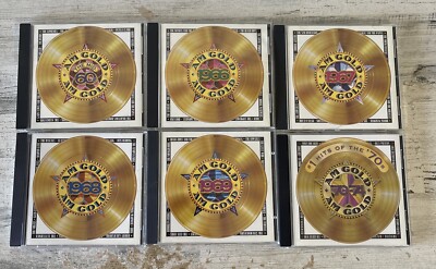 LOT OF 6 TIME-LIFE AM GOLD CD Mid 60’s 1966 1967 1969 1970-1974 70’s ...