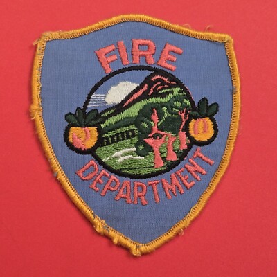 OLDER SUTTER COUNTY CALIFORNIA FIRE DEPT. FIRE FIGHTERS SHOULDER PATCH ...