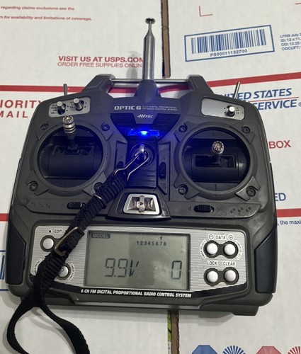 Optic6 Hitec 6 Channels Digital Proportional FM Radio Control System ...