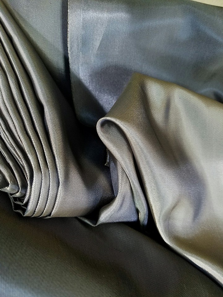 10-Yards 60"Vtg ACETATE/RAYON"IRRIDESCENT" Apparel LINING Fabric/Men ...