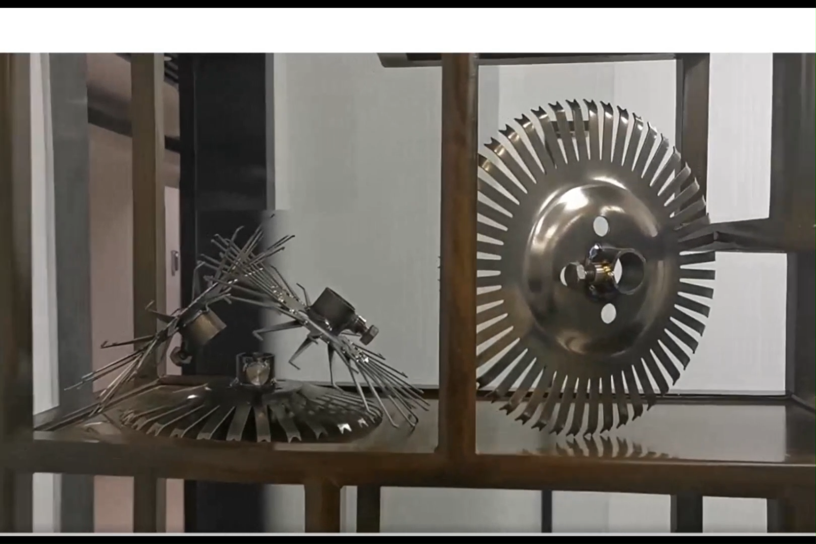 Aluminum Anodize Titanium Disc 215MM Double Rack With 12" Copper Hook ...