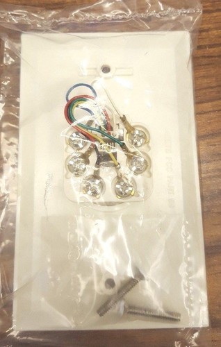 Leviton Phone Jack 6-Wire Wall Plate Box of 5 C2675-W | eBay