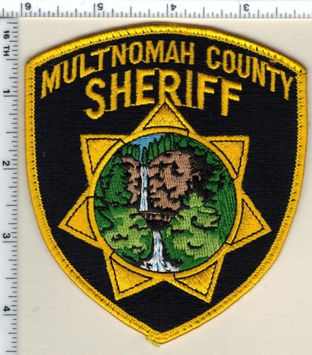 Multnomah County Sheriff (Oregon) Uniform Take Off Shoulder Patch from ...