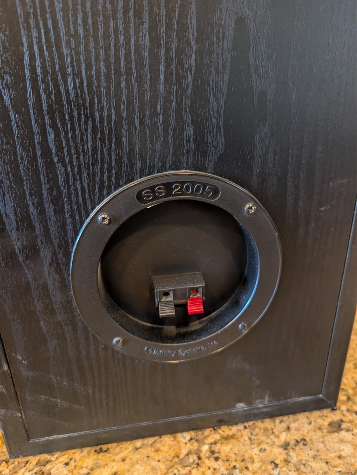 Vintage Infinity Sterling SS-2005 3-Way Bookshelf Speakers Polycell 8 ...