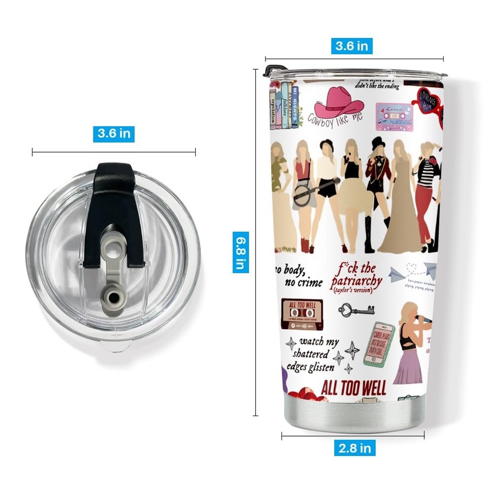 Singer Inspired Tumbler, Stainless Steel Tumblers 20oz, Friendship ...