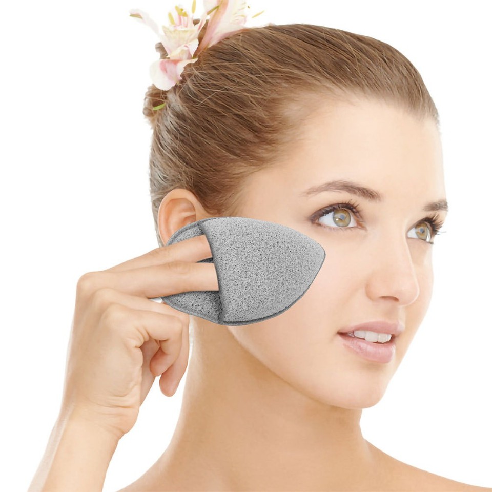 4 Pcs Facial Exfoliating Pads PU Material Makeup Triangle Puff For Face ...