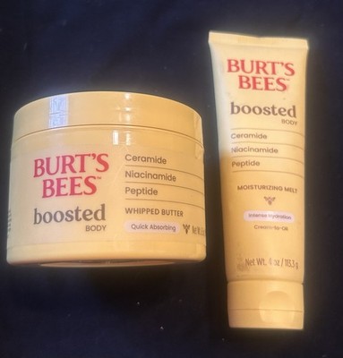 Burt's Bees Boosted Body Lot: Whipped Butter Moisturizing Melt ...