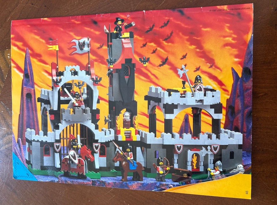 LEGO SYSTEM 6097 Fright Knights NIGHT LORD'S CASTLE INSTRUCTION MANUAL ...