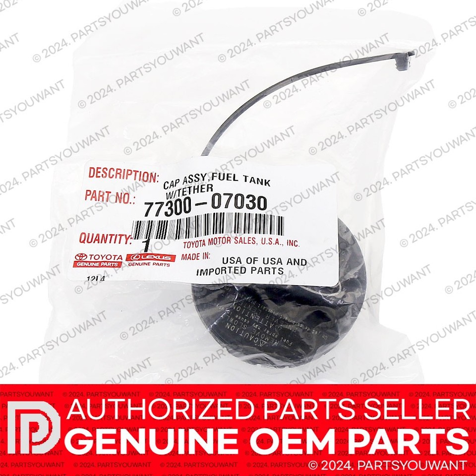 GENUINE Toyota Lexus OEM Fuel Tank Gas Cap 77300-07030 / 7730007030 ...