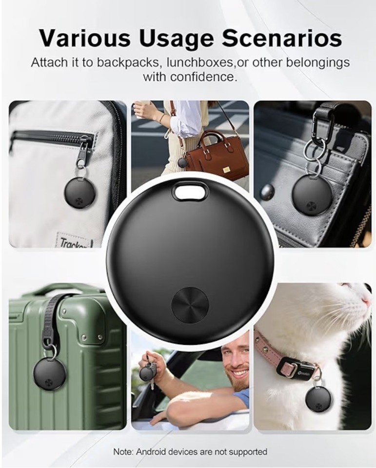Air Tracker Tag tags for Apple Works with Apple airtag 'Find My App' 4 ...