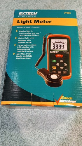 EXTECH LT300 Digital Light Meter WITHOUT Pouch | eBay