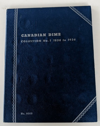 Whitman Dime 10¢ Collection Book Canada #1 1858 - 1936 | eBay