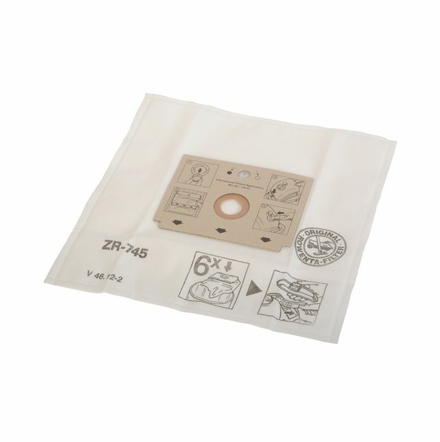 2x Rowenta Zr745 12 Bags 2 Filters Originals Dymbo Plus Integral ...