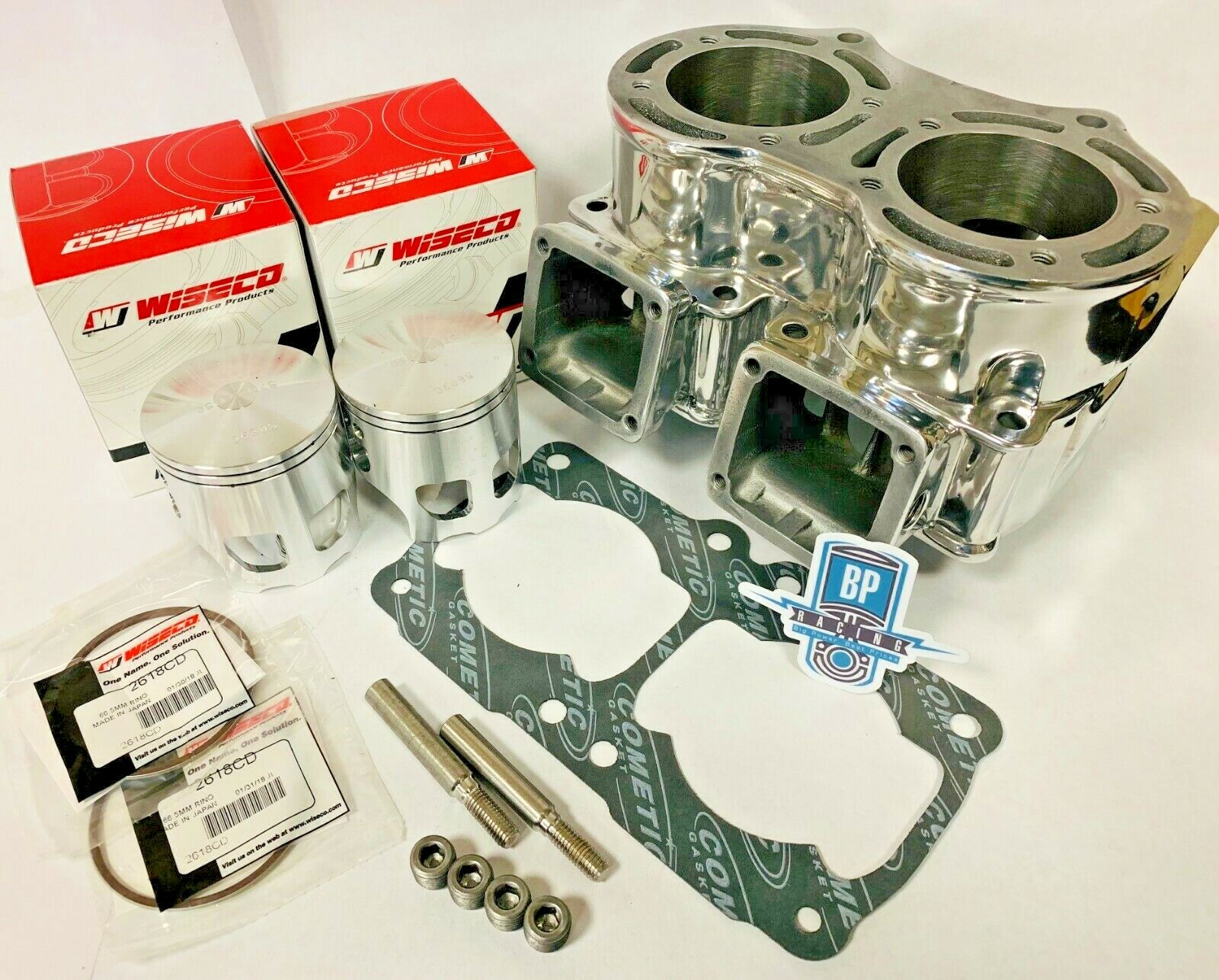 Banshee 421 Serval Cub Polished Cylinder Big Bore Top End Kit 4 mil CPI ...