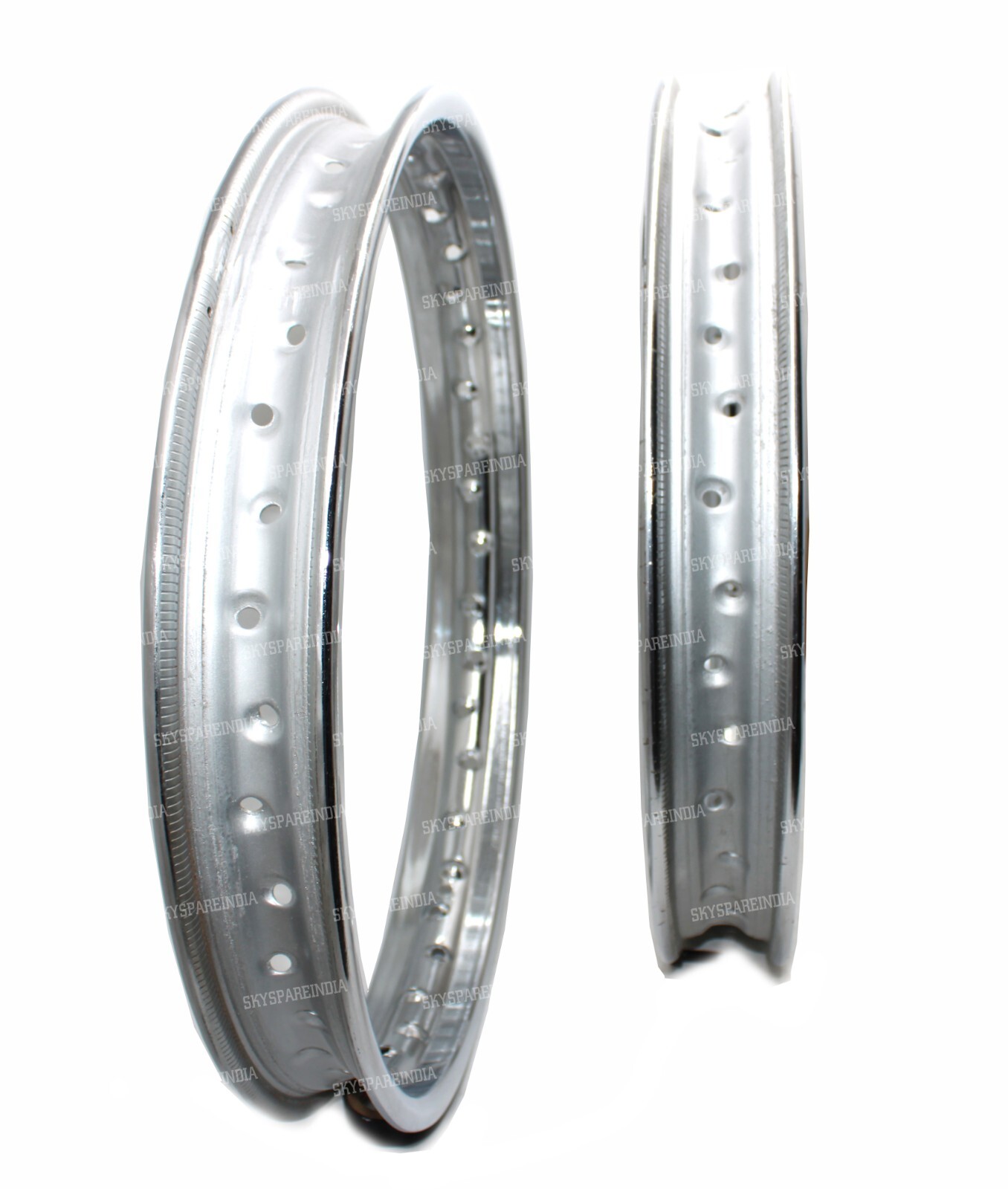 WM2 Front And Rear Steel Wheel Rim Pair 19" Inches 40 Hole For BSA ...