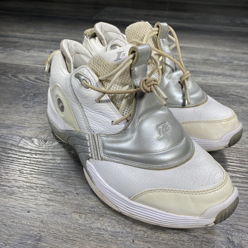 Size 8 - Reebok Answer 5 OG Metallic Silver Sneakers Shoes | eBay