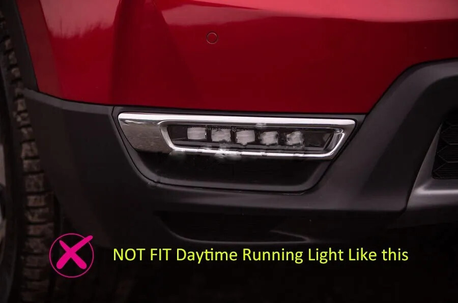 Steel Fog Light Strips For Honda CRV 2017-2019 Front Foglamp Molding ...