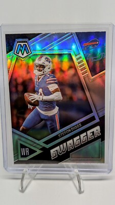 Stefon Diggs 2023 Panini Mosaic Swagger Silver SP #SS-SD Buffalo Bills ...
