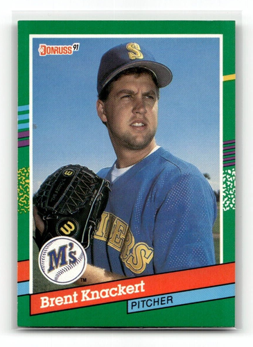 1991 Donruss Baseball Brent Knackert #662 Seattle Mariners | eBay
