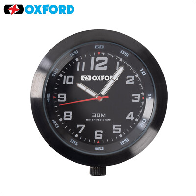 Oxford Clock - Black High Waterproof Motorcycle Clock - OX559 | eBay UK